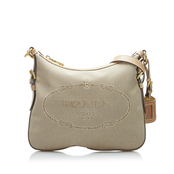 Prada | Bags | Prada Canapa Logo Crossbody Bag | Poshmark